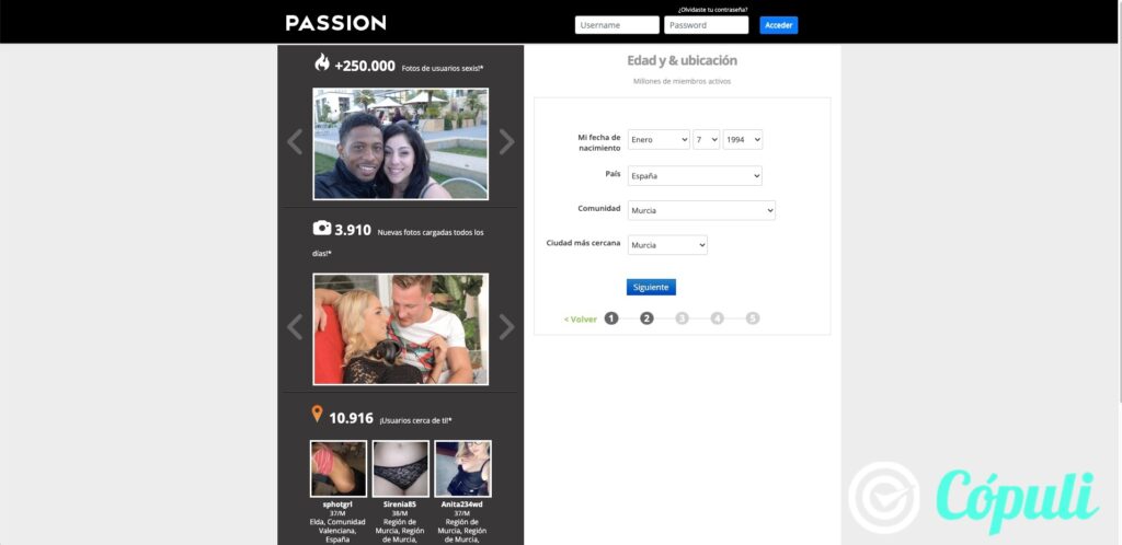 Passion.com opiniones 2025: registro, funciones y precios - Copuli